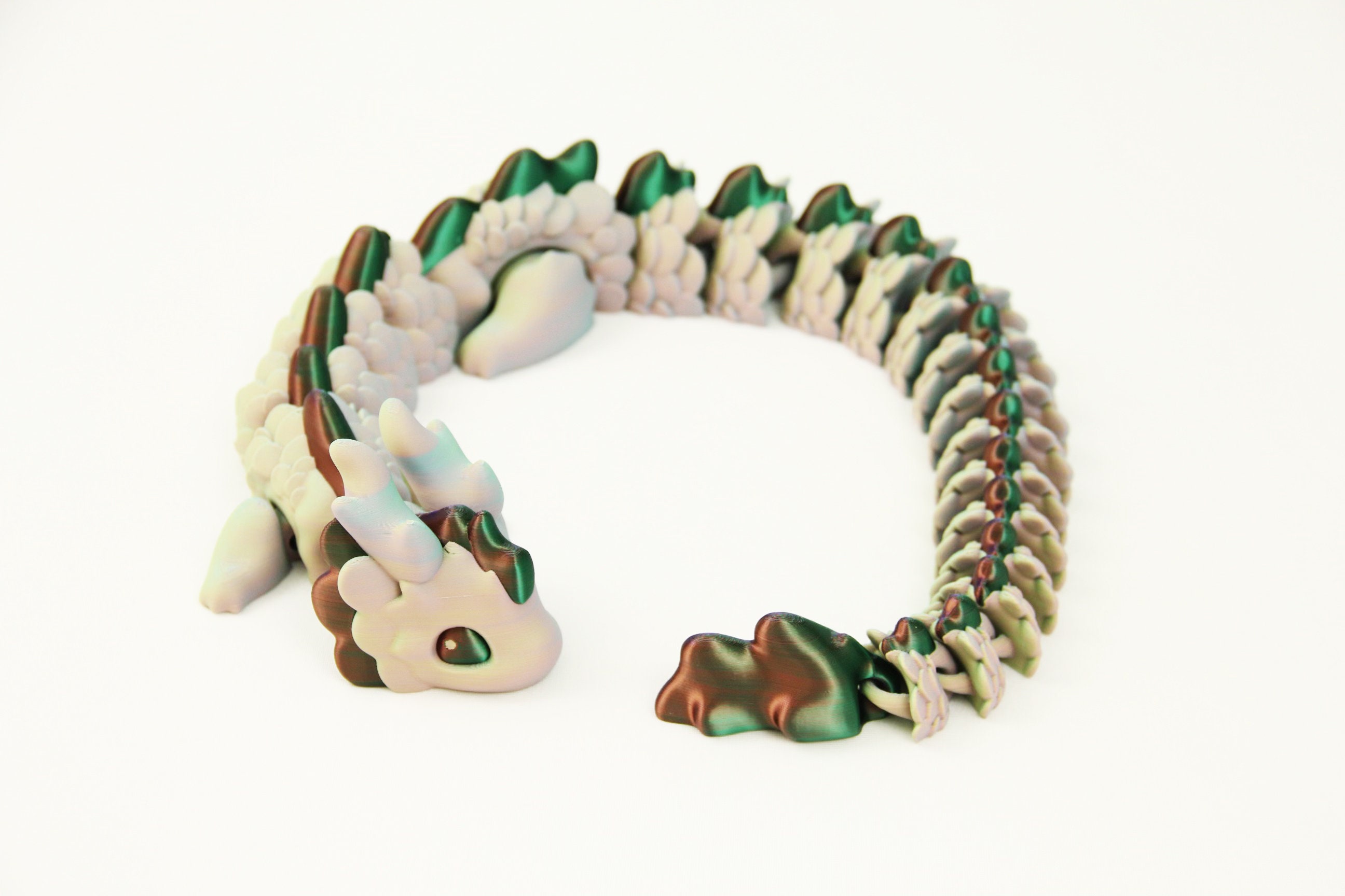3D Printed Articulated Dragon | Kaida Fidget Spinner Stress Relief Toy ...