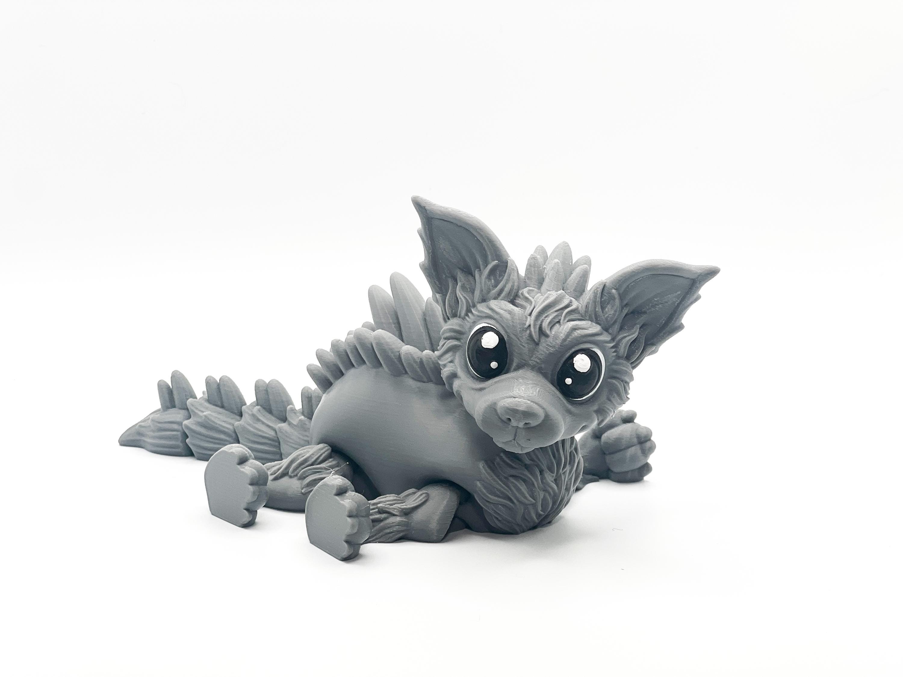 3D Printed Articulated Chupacabra Fidget Toy: Custom Cryptid Decor - Etsy