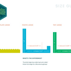 12" Custom Colorful Shelf | Sturdy 3D Printed Book Ledge | Nursery ...