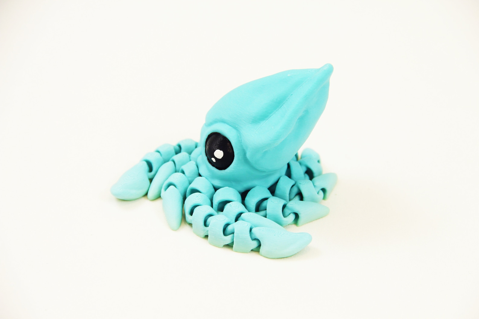 3D Printed Squid | Articulated Ocean Fidget Spinner Stress Relief Toy ...