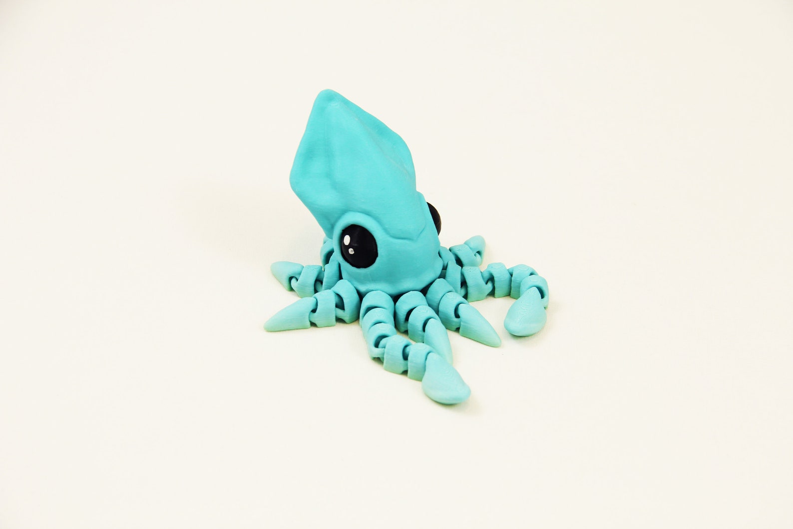 3D Printed Squid | Articulated Ocean Fidget Spinner Stress Relief Toy ...