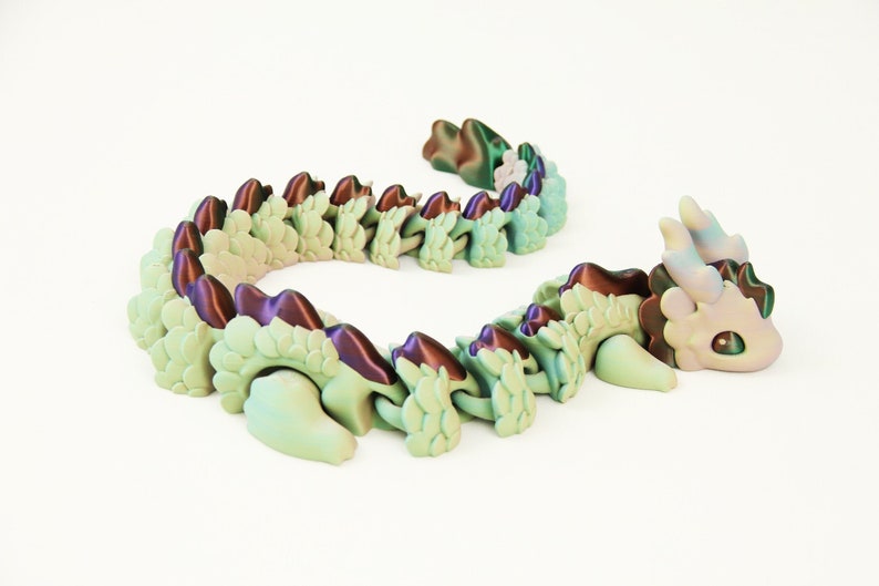 3D Printed Articulated Dragon | Kaida Fidget Spinner Stress Relief Toy ...