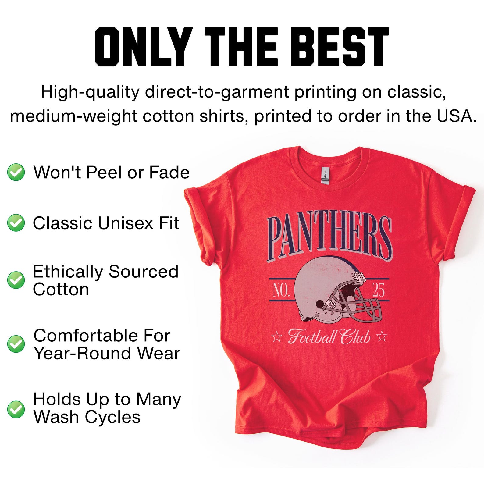 Custom Football Team Shirt, Personalized Football Mascot T Shirt, High ...