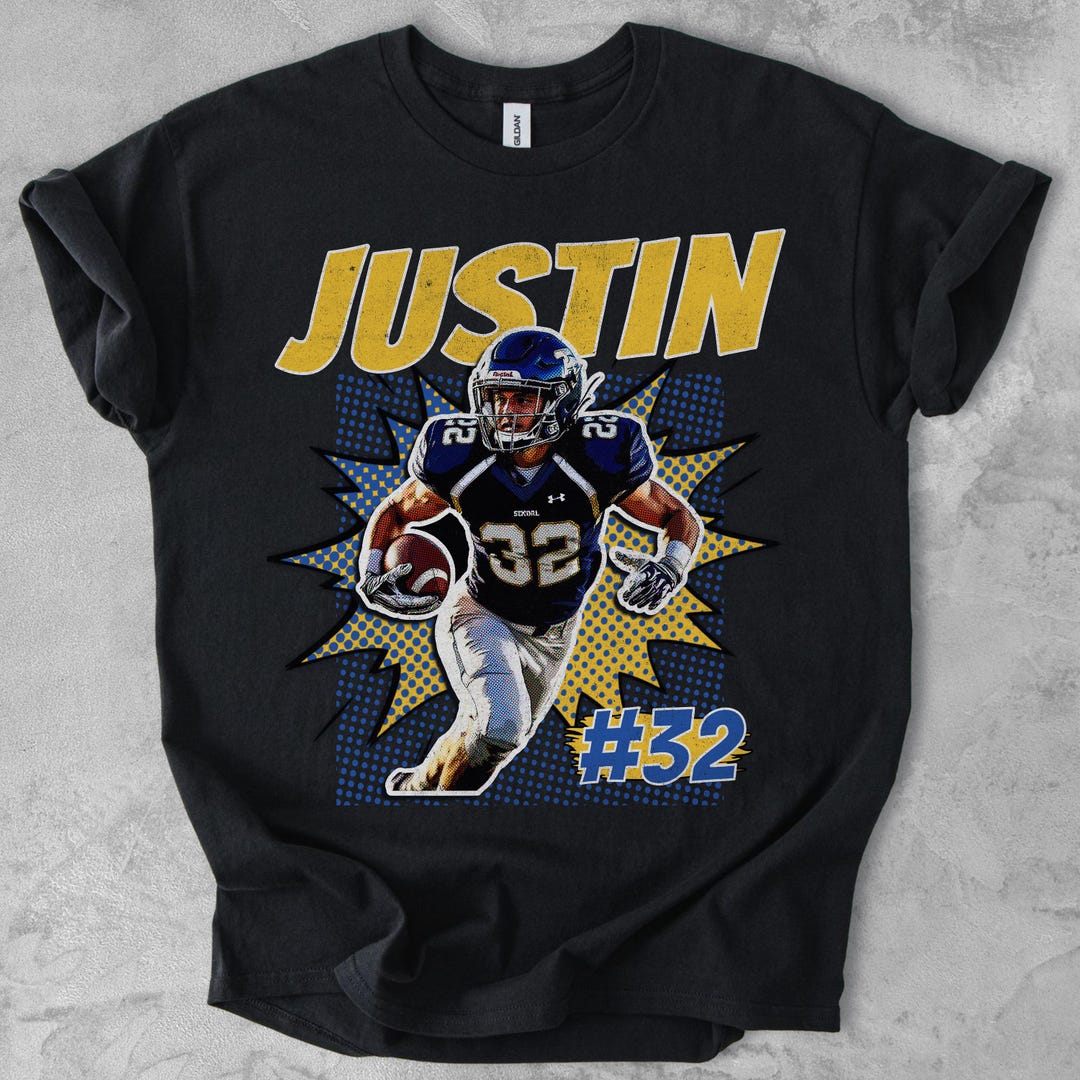 Custom Football Player Shirt, Personalized Photo Shirt, Game Day ...