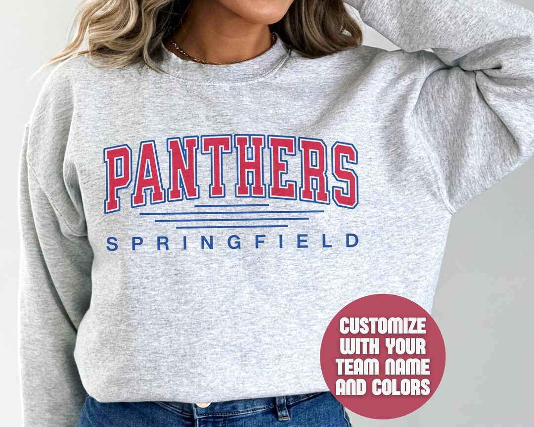 Custom School Spirit Shirt, Custom Team Sweatshirt, Spirit Wear Sweater ...