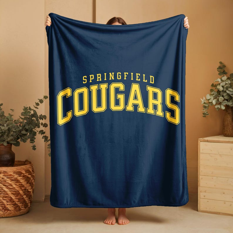 Custom Team Blanket, School Sport Team Logo Personalized Blanket ...