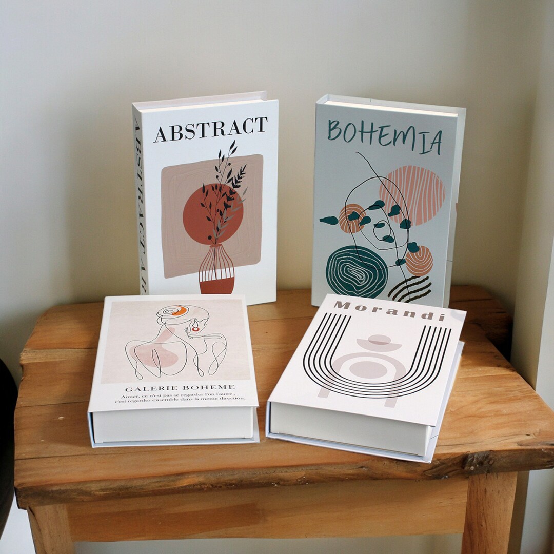 New Fashion Luxury Fake Books for Decoration, Openable Book Box Coffee ...