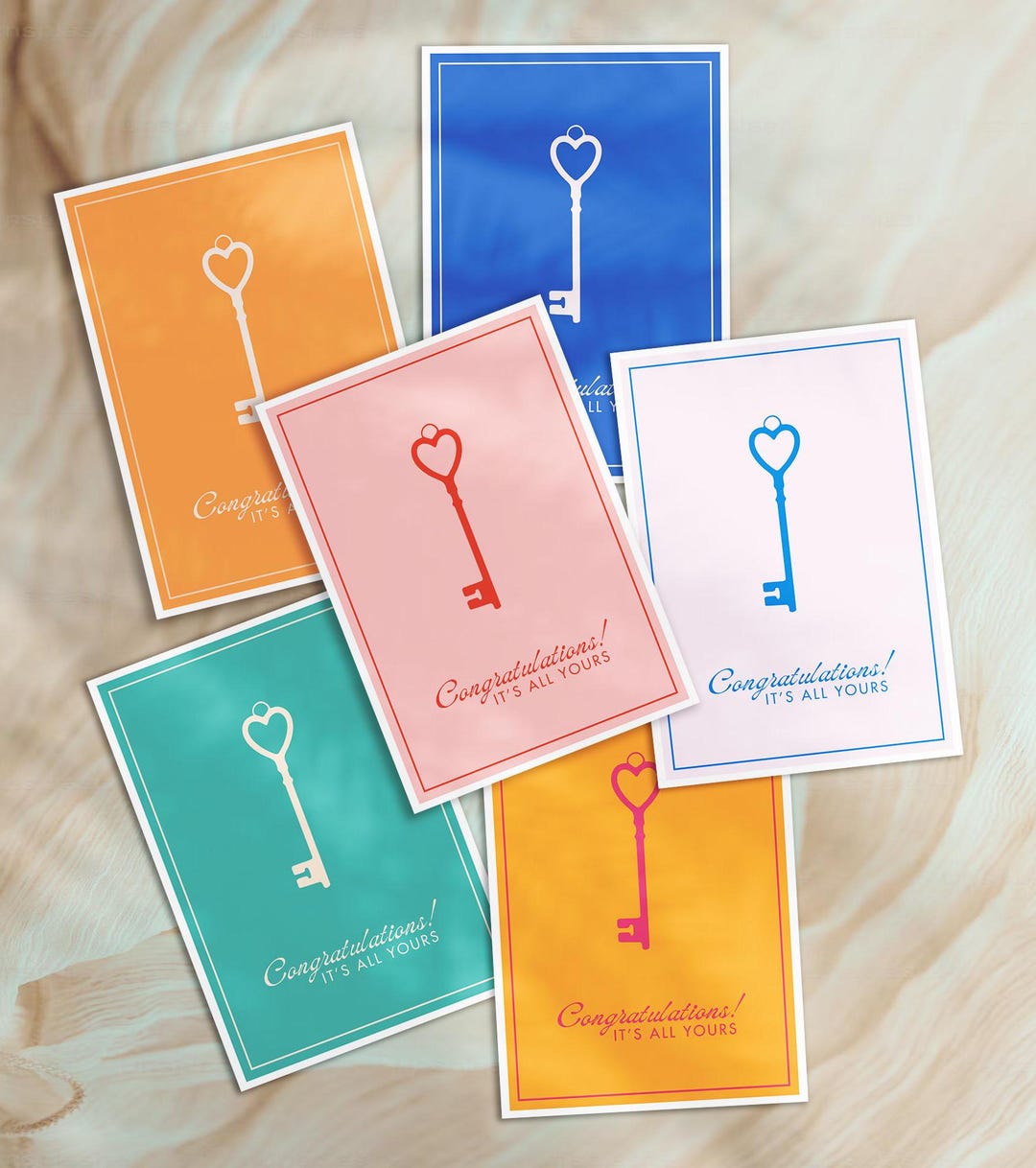 Mini Set of Closing Day Cards Home Closing Gift Happy Closing Card ...
