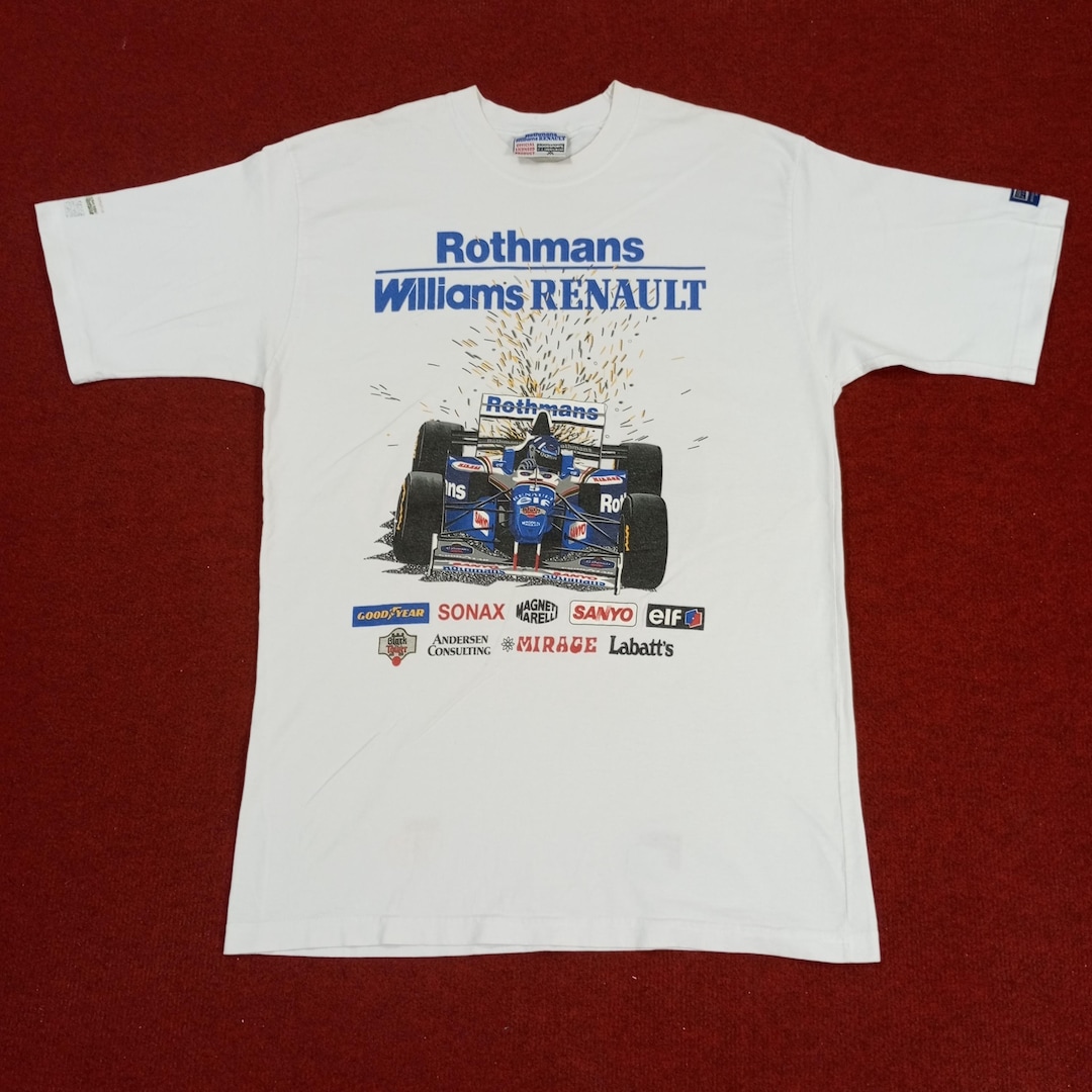 Vintage Racing F1 Formula One Rothmans Williams Renault Tshirt - Etsy
