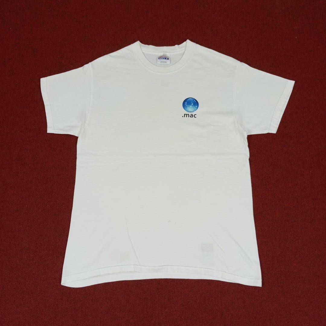 Vintage Apple Mac Logo Design Promo Style Tshirt - Etsy