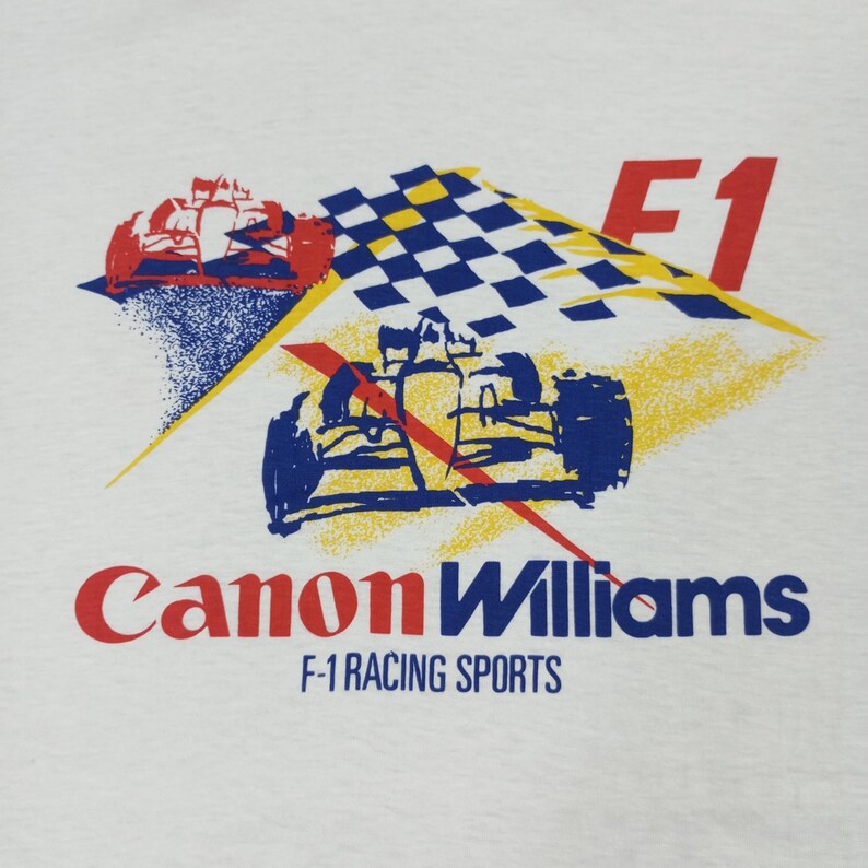Vintage Canon Williams F1 Racing Sports Formula One Tshirt - Etsy