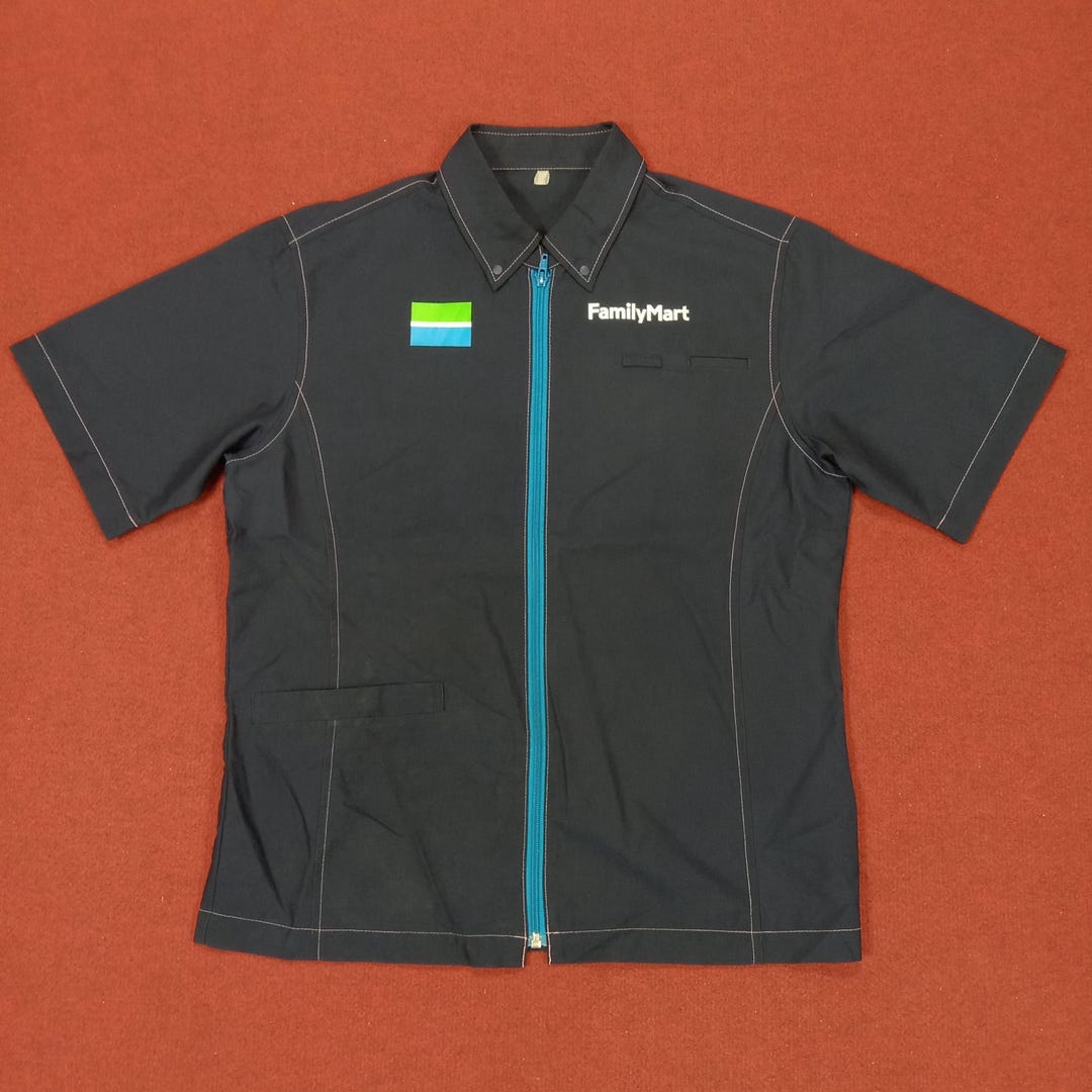 Family Mart Japanese Brand Shop Workwear Uniform Jacket - Etsy