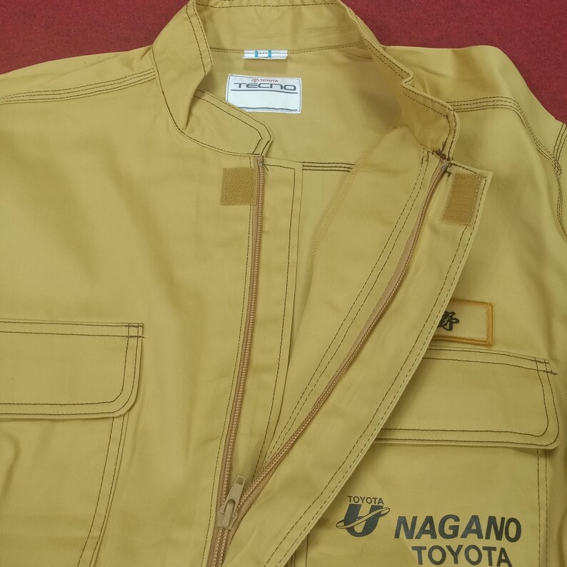 Toyota Tecno Japanese Motorsports Workwear Coverall Jacket - Etsy