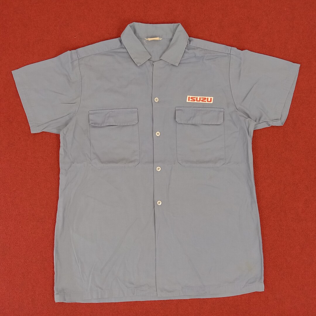 Isuzu Japanese Automotive Brand Uniform Workers Shirt - Etsy