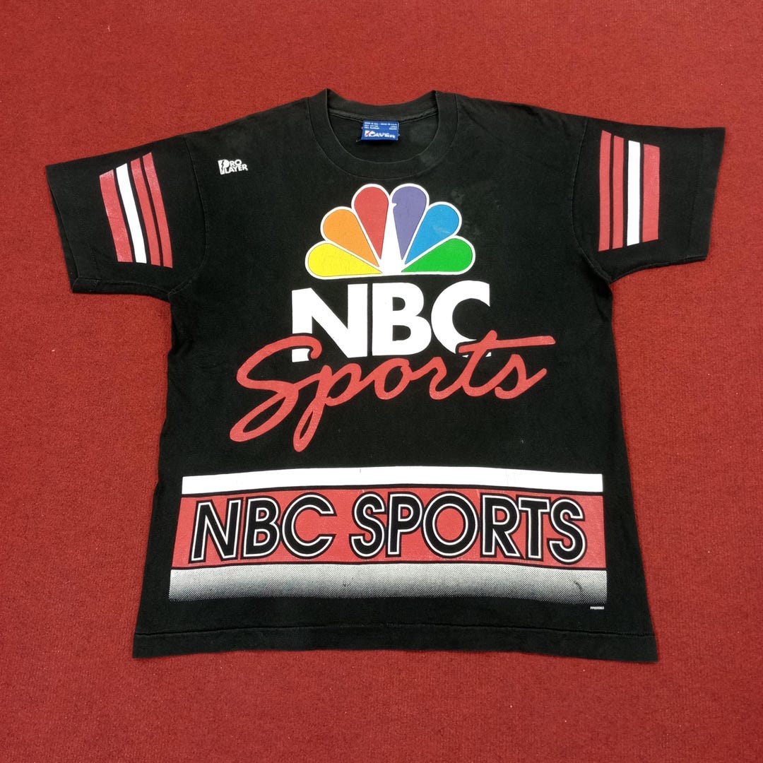 Vintage NBC Sports Television Sports Channel Promo Tshirt - Etsy