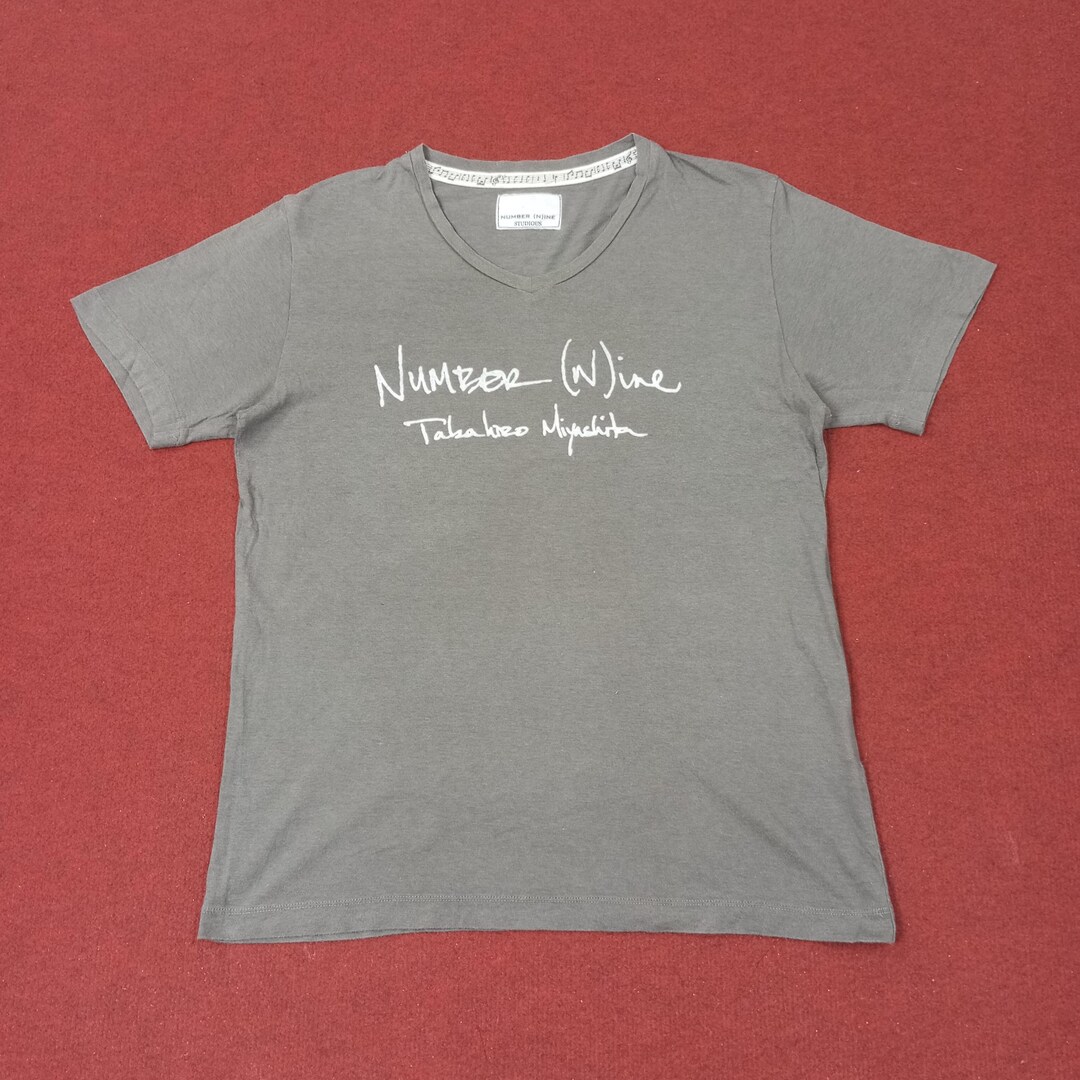 Vintage Number Nine Studious Japanese Brand Custom Tshirt - Etsy