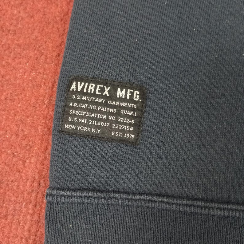 Vintage Avirex NYC Spellout Design Streetwear Style Sweatshirt - Etsy