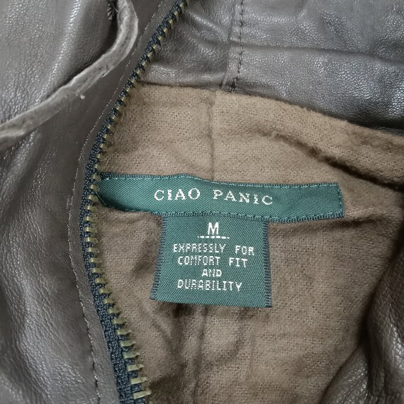 Vintage CiaoPanic Leather Jacket With Hoodies Winter … - Gem