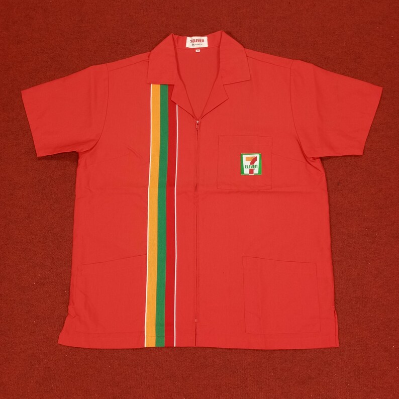 Vintage 7 Eleven Workwear Uniform Jacket Logo Design - Etsy