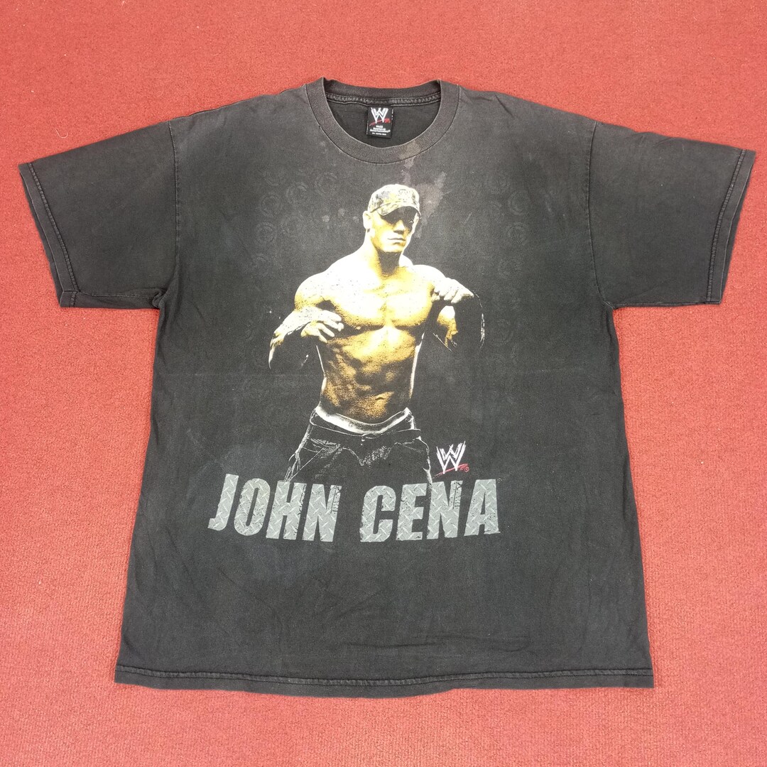 Vintage WWE John Cena Streetwear Style Tshirt - Etsy