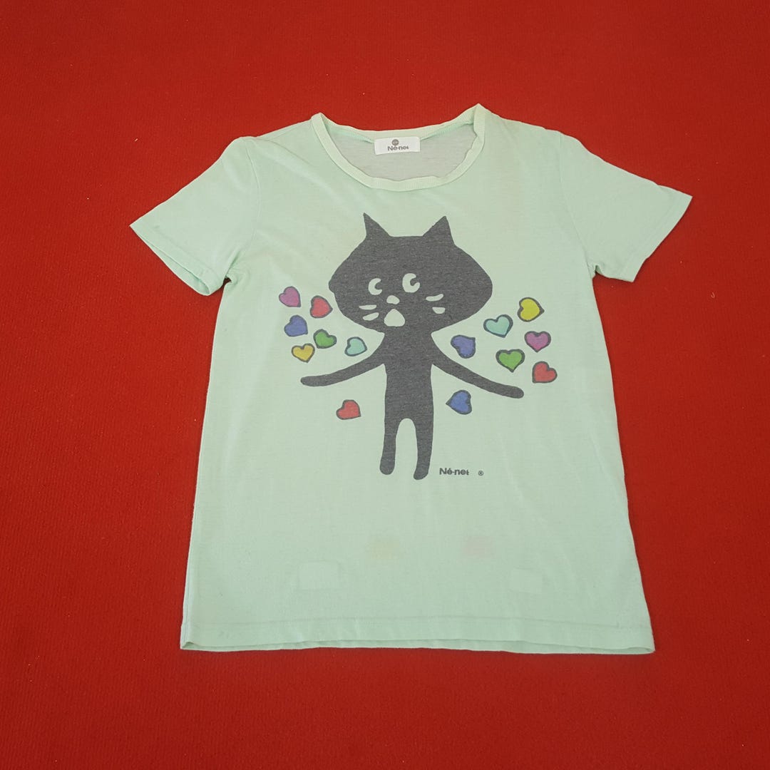 Issey Miyake X Ne-net "nya" Cat Japanese Brand Tshirt - Etsy