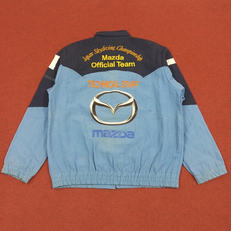 Vintage Mazda Official Team Workwear Style Custom Art Jacket - Etsy