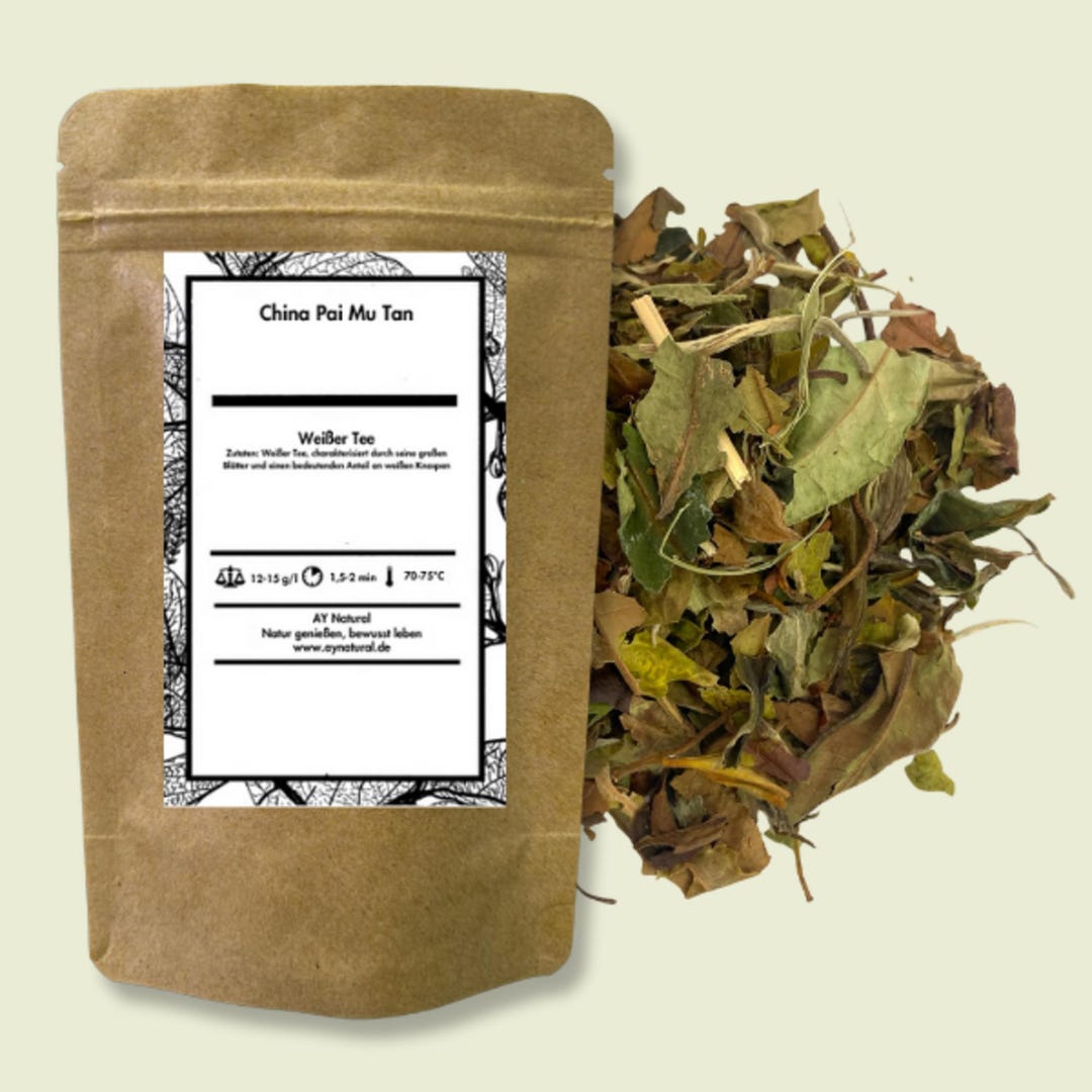 Chinese White Tea, Pai Mu Tan Tea, Loose Leaf Tea, Tea Gifts for Her ...