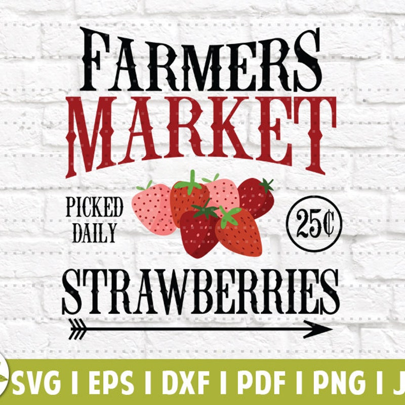 Strawberry Farm Sign - Etsy