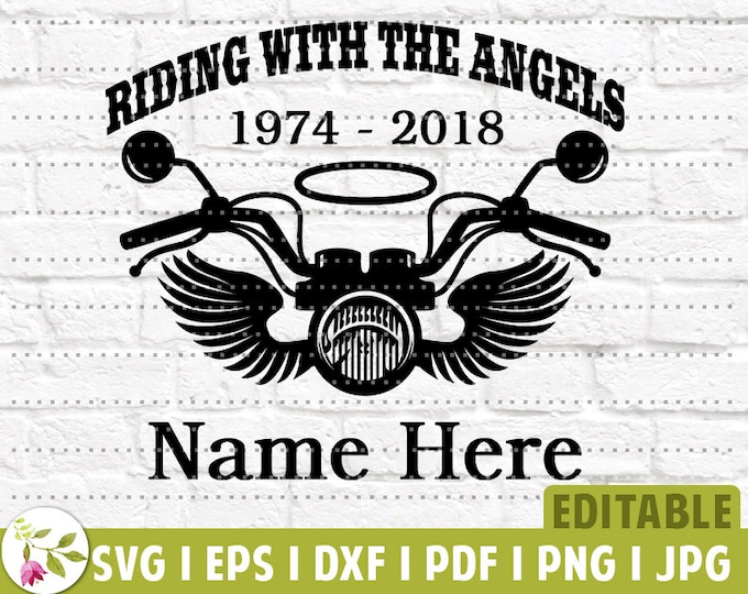 DOWNLOAD in Loving Memory Motorcycle Loss SVG Sticker Decal Car Decal ...