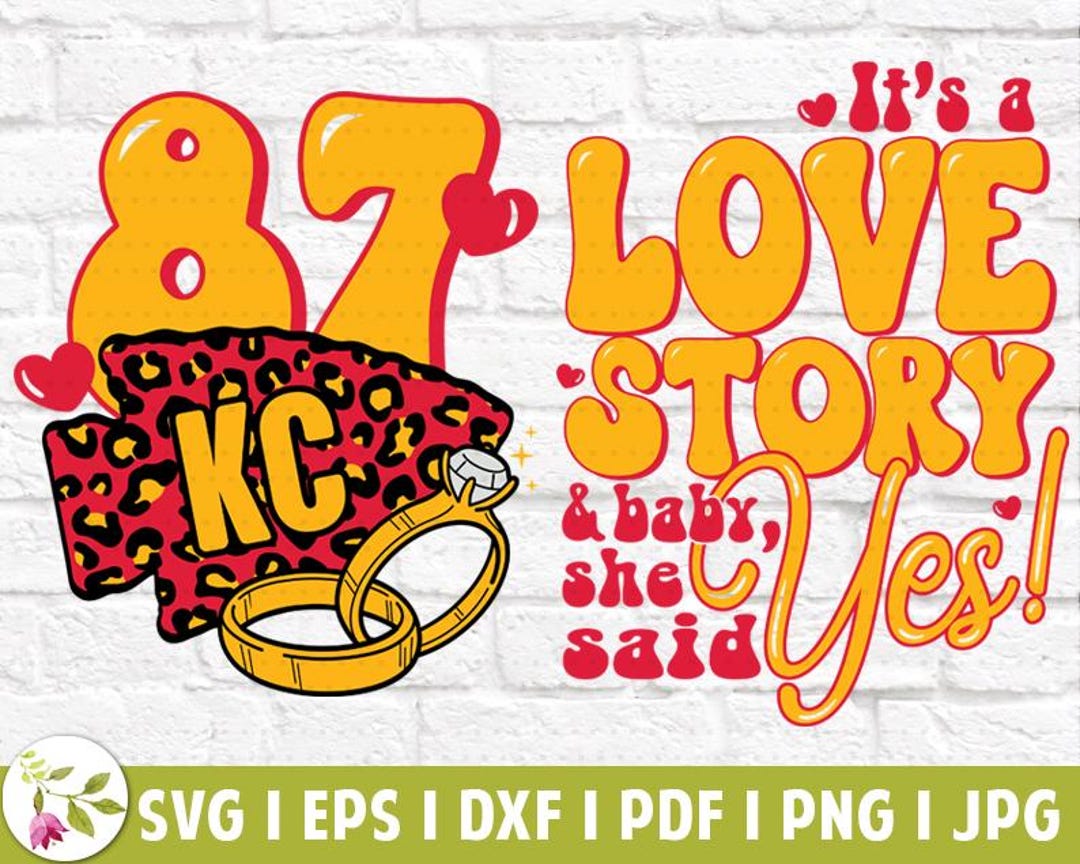 Arrowhead Love Story PNG, Kansas City Engaged Fiance, Football She Said ...