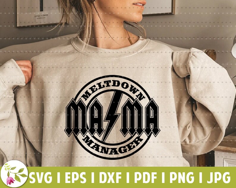 Heavy Metal Mama EPS Punk Rock Mimi SVG Mothers Day Shirt - Etsy