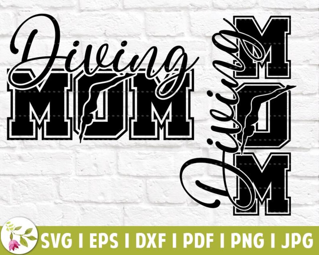 Diving Mom SVG, Diving Mom PNG, Diving Water Kids Sport - Etsy