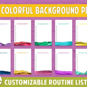 Routine Cards, EDITABLE, PRINTABLE, Routine Chart for Kids, Routine ...