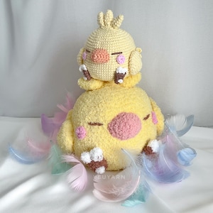 Fat Chocobo Chick Crochet Pattern (DIGITAL DOWNLOAD) - Etsy