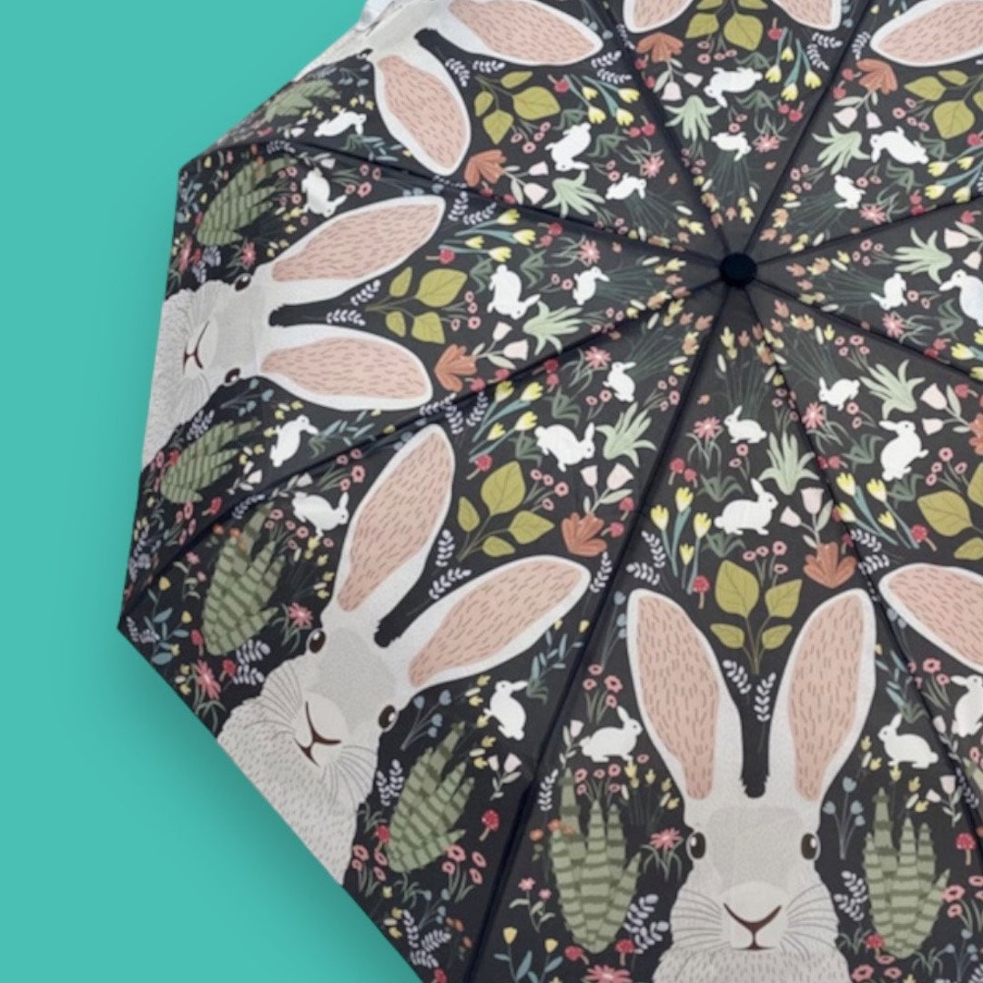 Special Edition: Garden of Bunny Rabbit Umbrella - Etsy