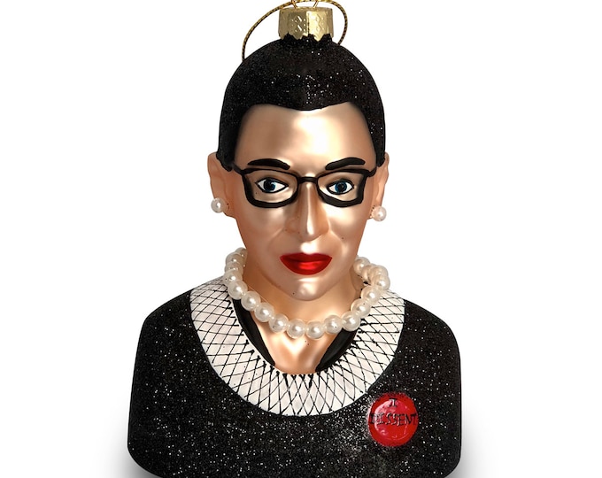 Limited Edition: RBG Ruth Bader Ginsburg Ornament | Etsy