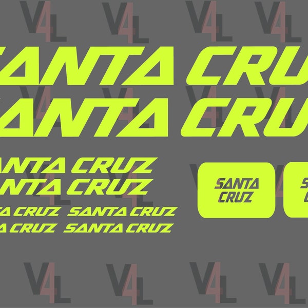 Santa Cruz Stickers - Etsy