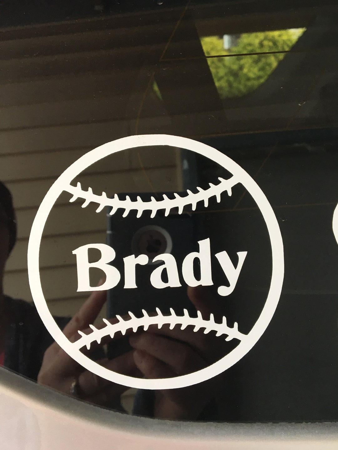 Personalized Baseball Car Decal Personalized - Etsy