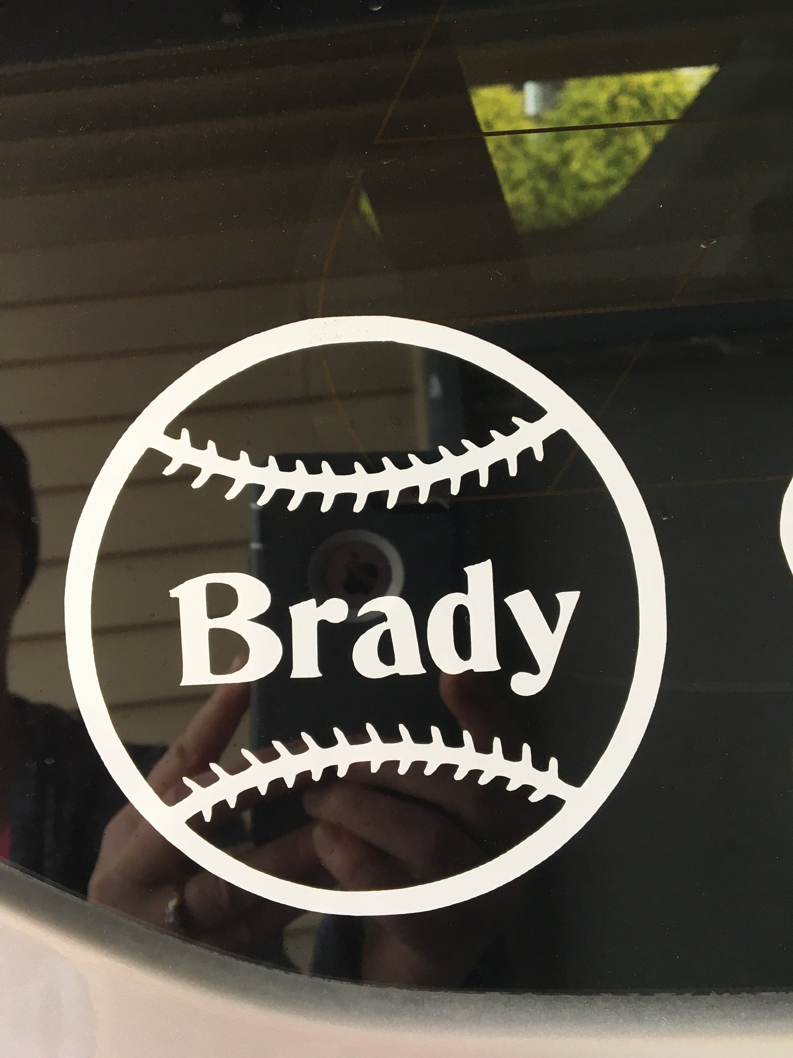 Personalized Baseball Car Decal Personalized - Etsy