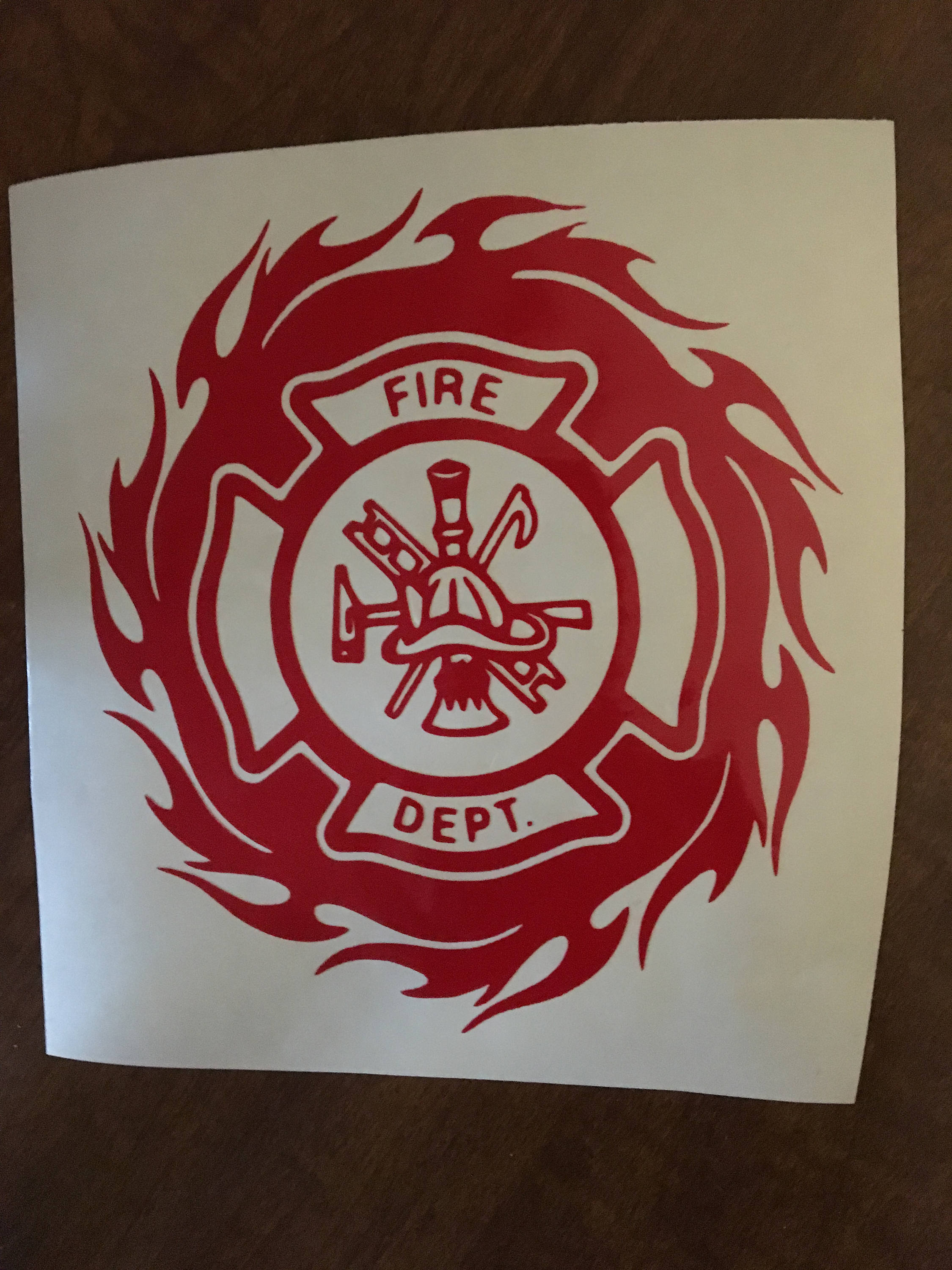 Fireman Decal for Glass Blocks - Etsy