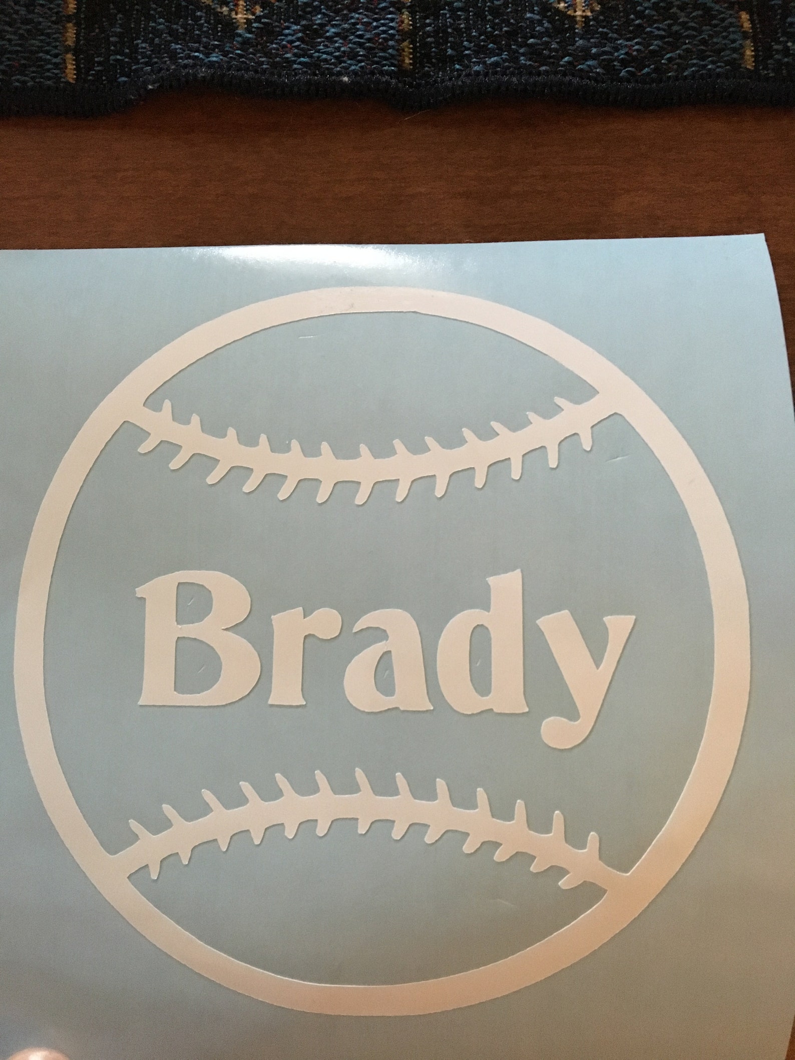 Personalized Baseball Car Decal Personalized - Etsy