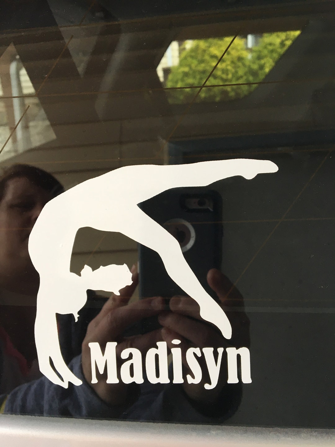 Personlized Gymnastics Car Decal - Etsy