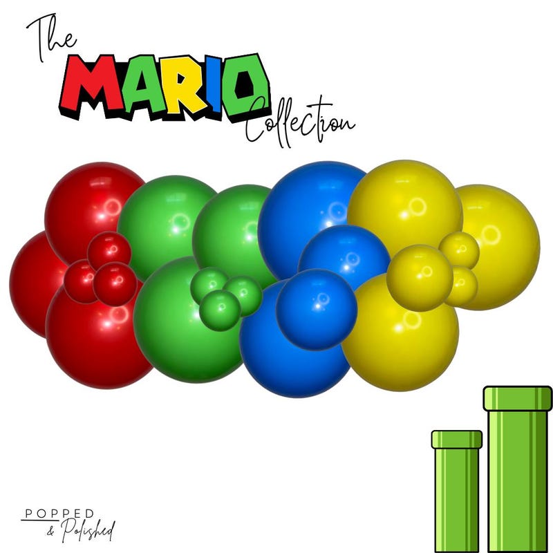 Mario Balloons - Etsy