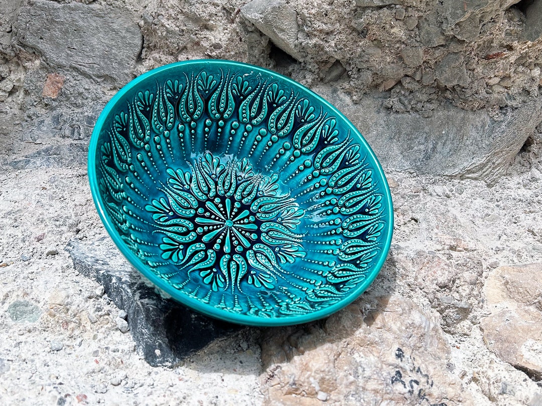 Ceramic Turquoise Bowl — Handmade Pottery, Handmade Ceramic, Home Decor ...