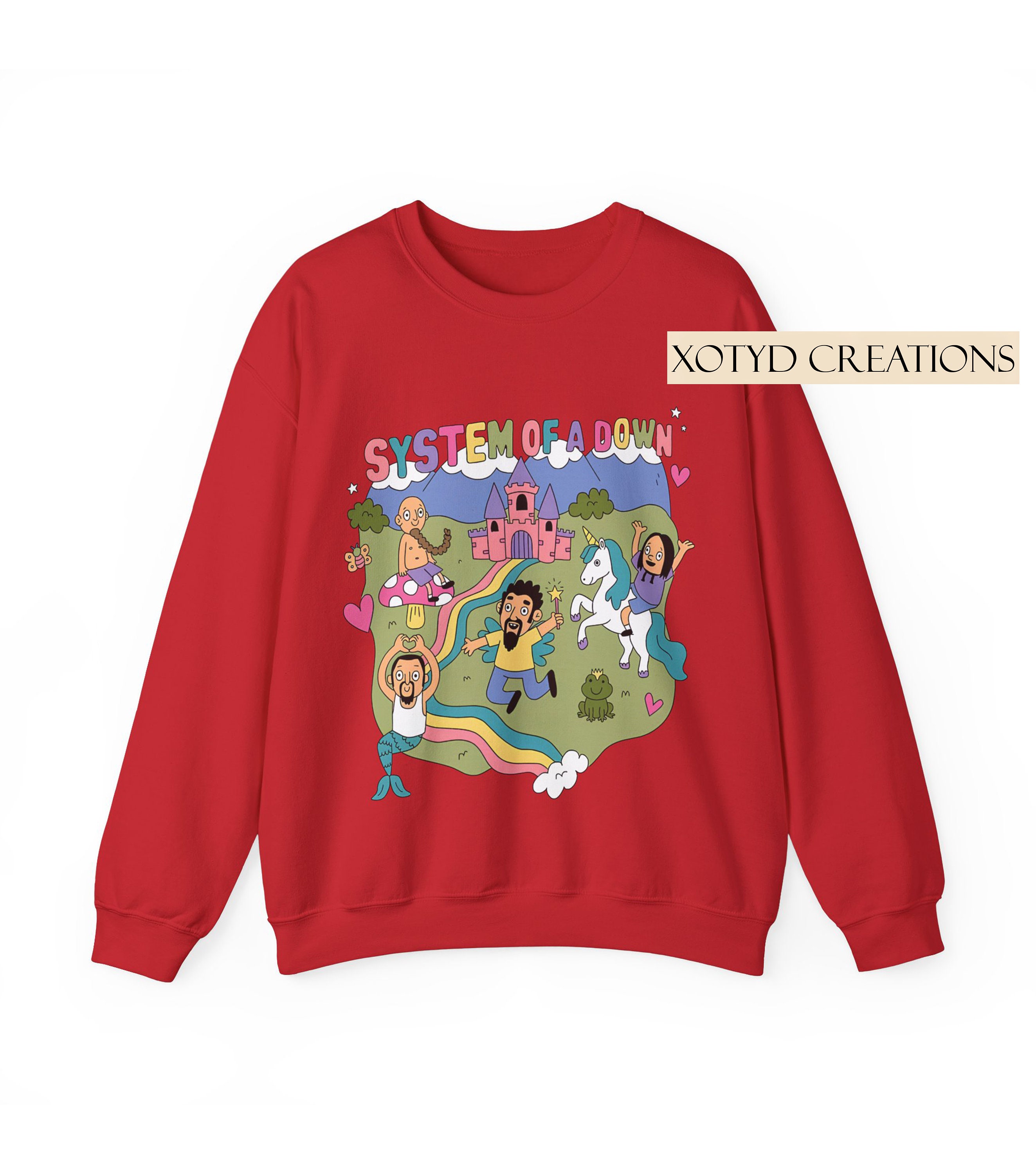 System of a Down System of a Down Unisex Sweatshirt SOAD Tee System of ...