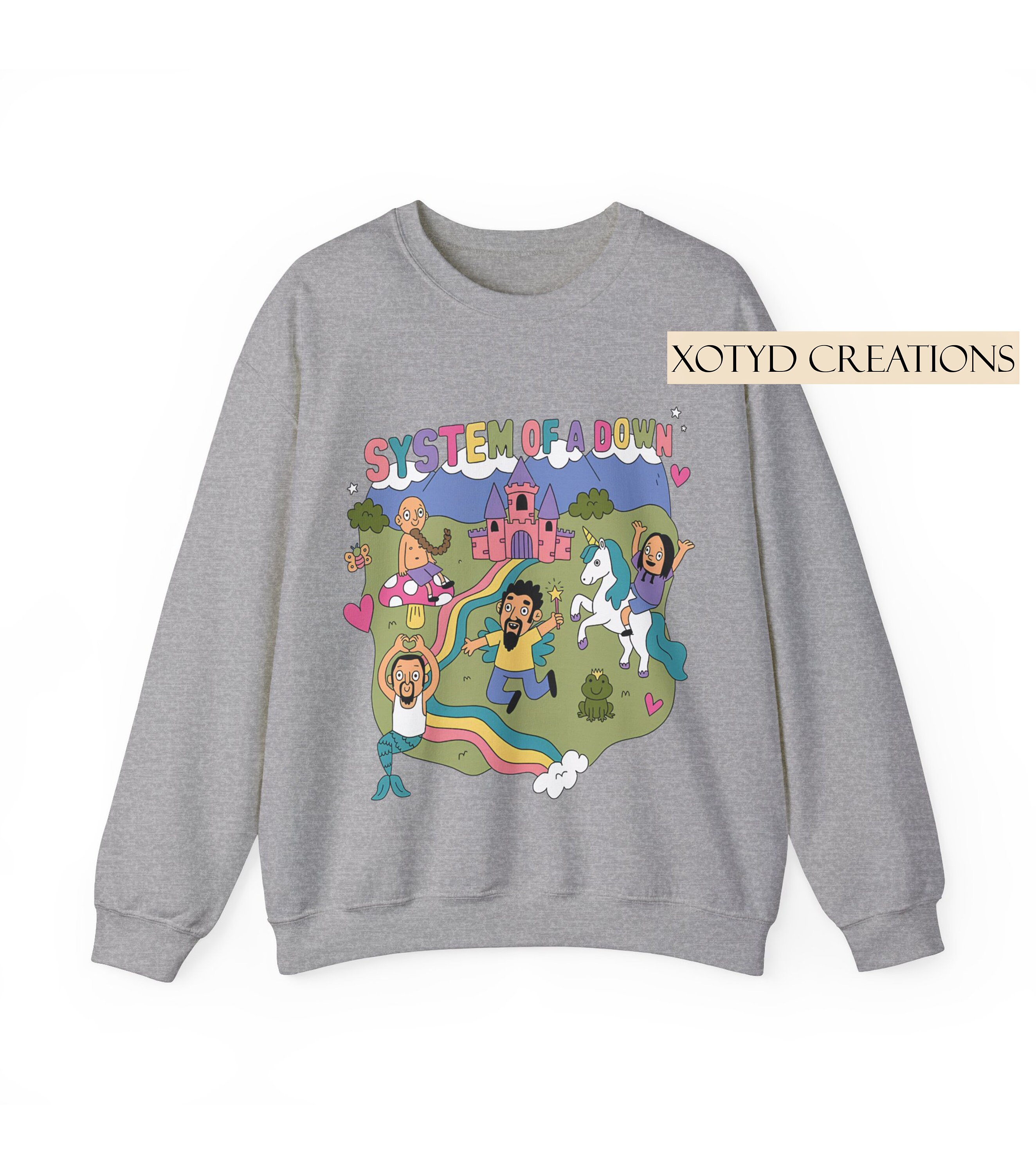 System of a Down System of a Down Unisex Sweatshirt SOAD Tee System of ...