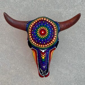 Custom Painted Mini Skulls - Etsy