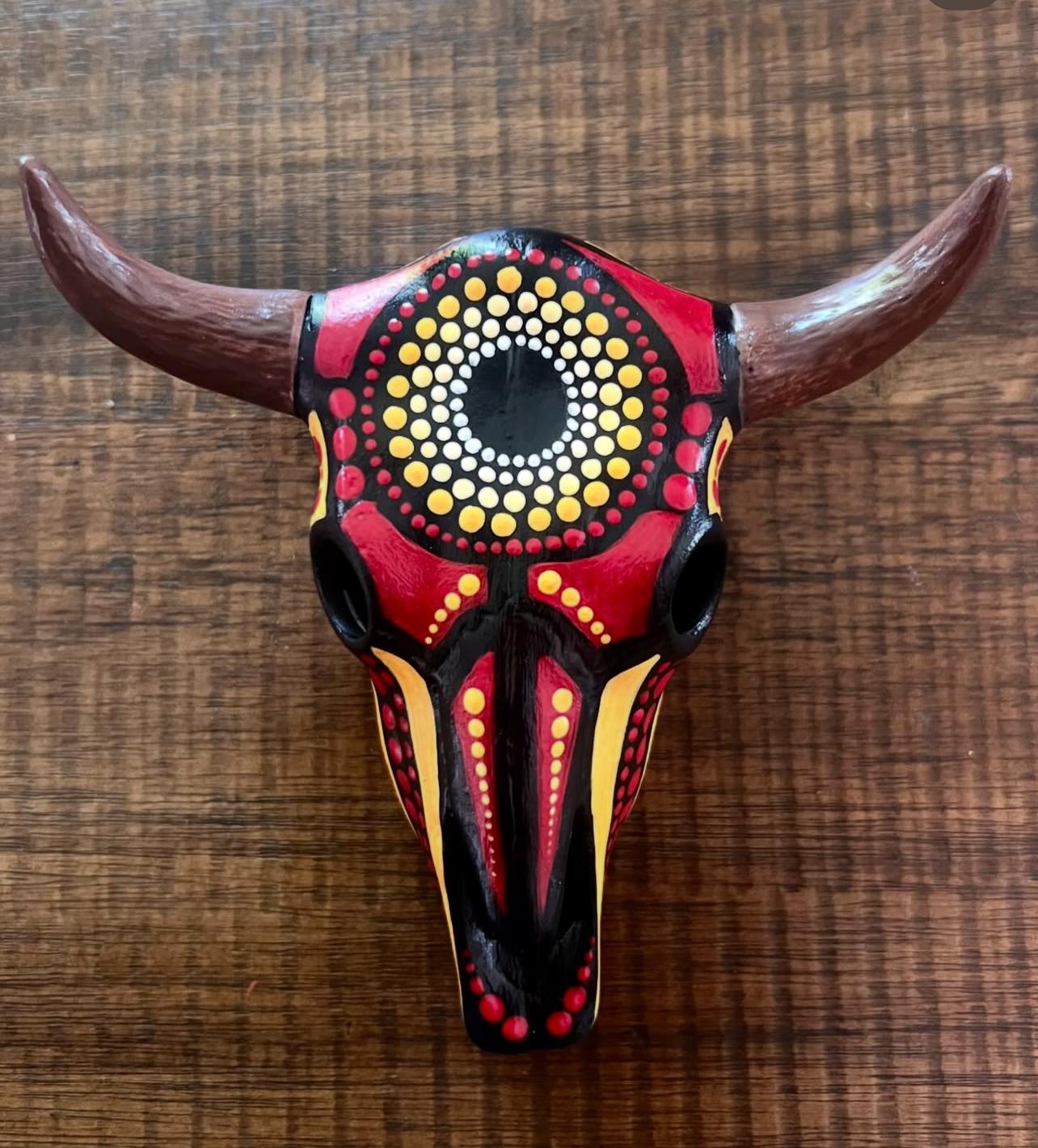 Custom Painted Mini Skulls - Etsy