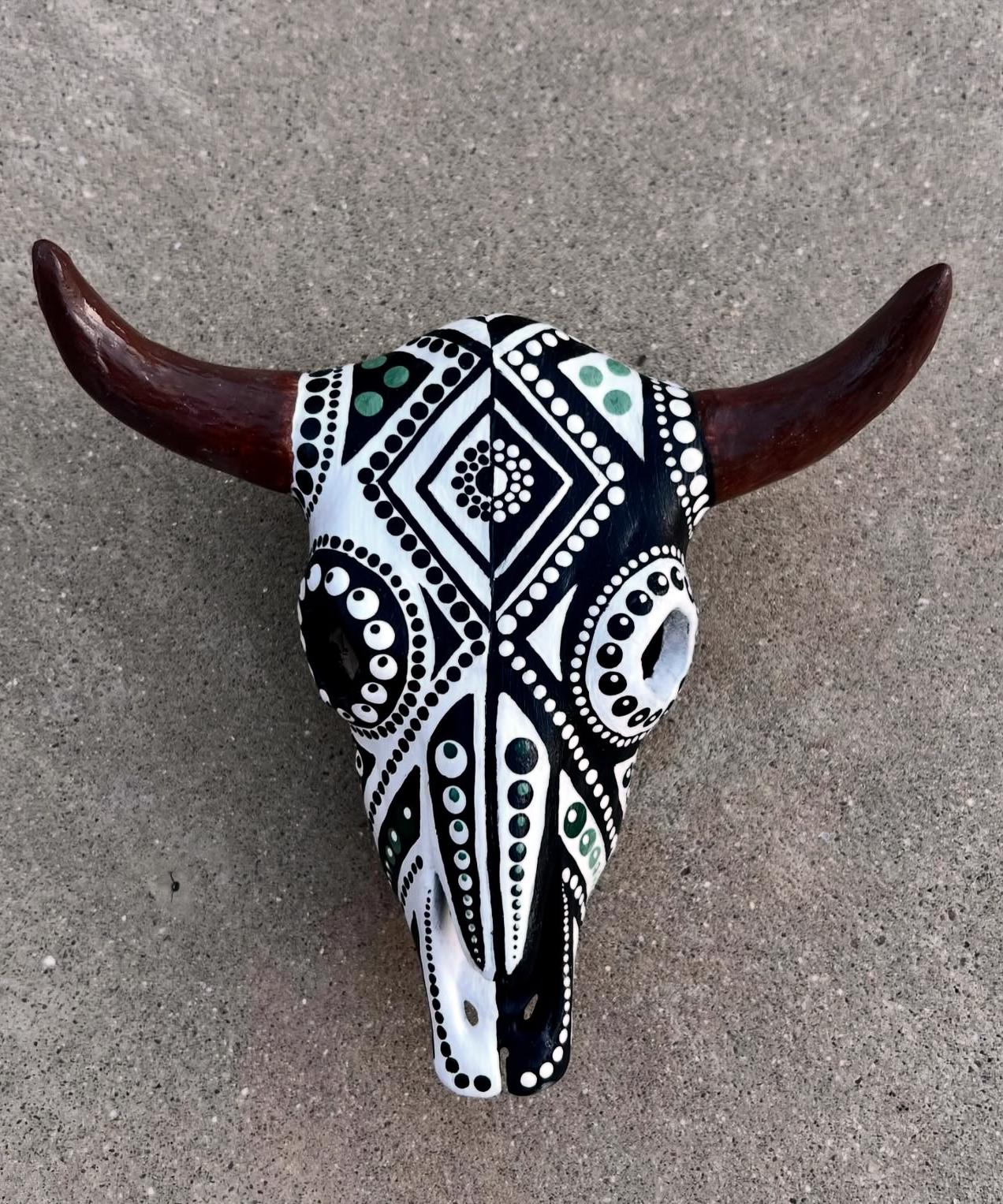 Custom Painted Mini Skulls - Etsy