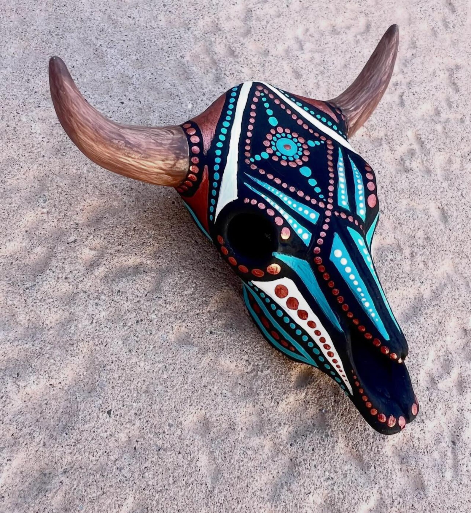 Custom Painted Mini Skulls - Etsy